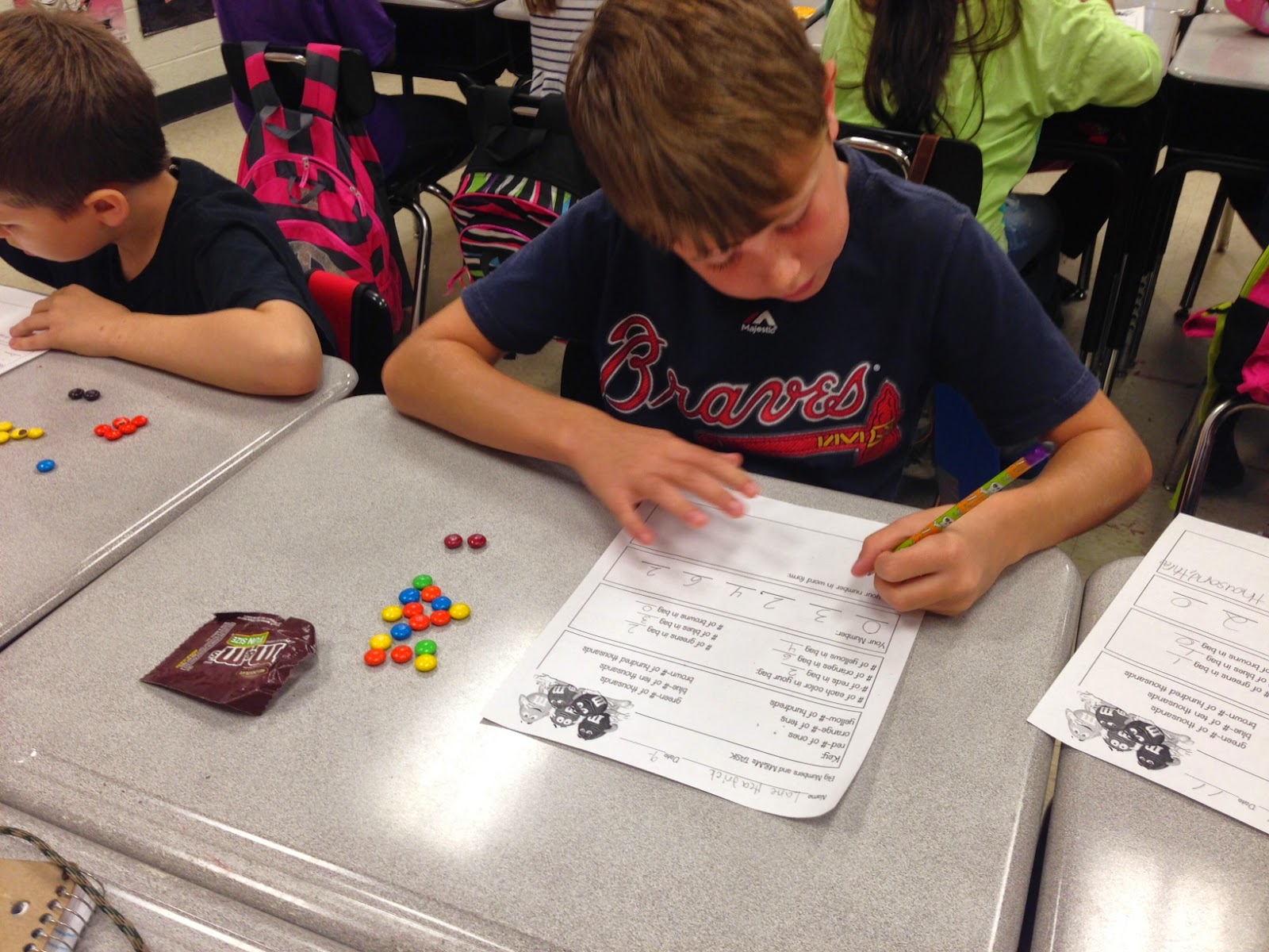 Math: Just Do It!: Math and M&Ms. YUM!!!